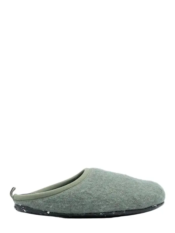 Camper Wabi Wool Slippers - Green
