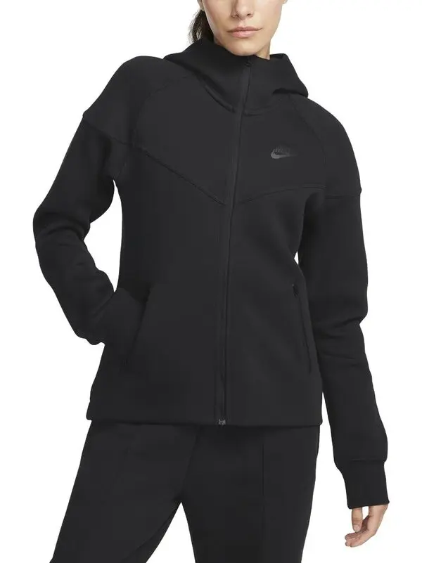 Nike Tech Fleece Windrunner Zip Hoodie - 010 Black/black