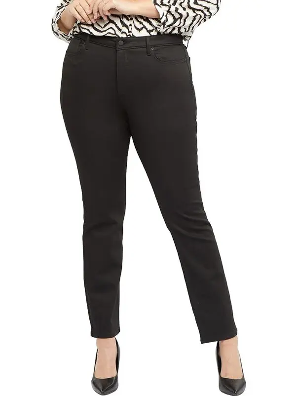 NYDJ Sheri Slim Pant - Black Rinse