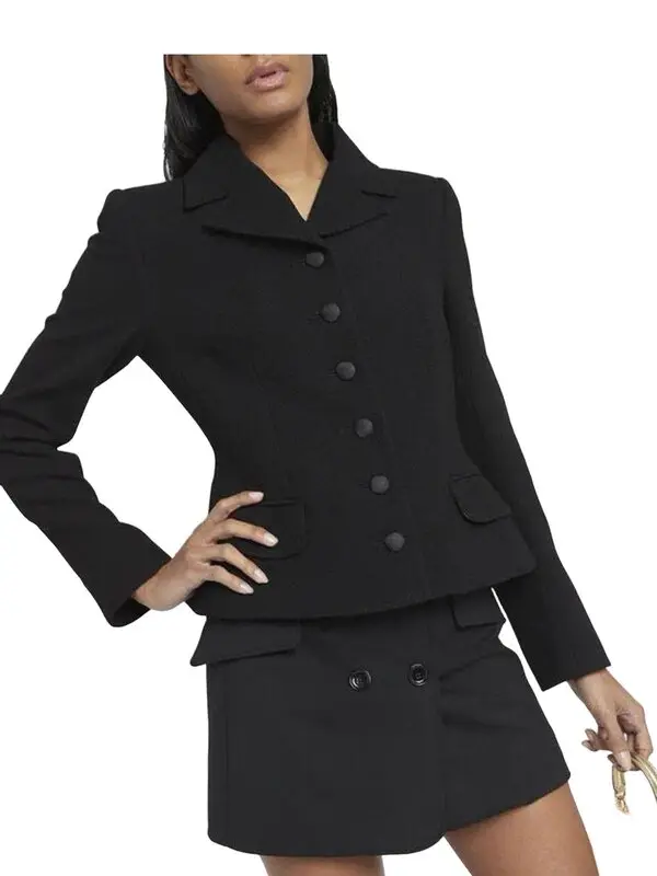 Dolce & Gabbana Wool Single-breasted Jacket - Black