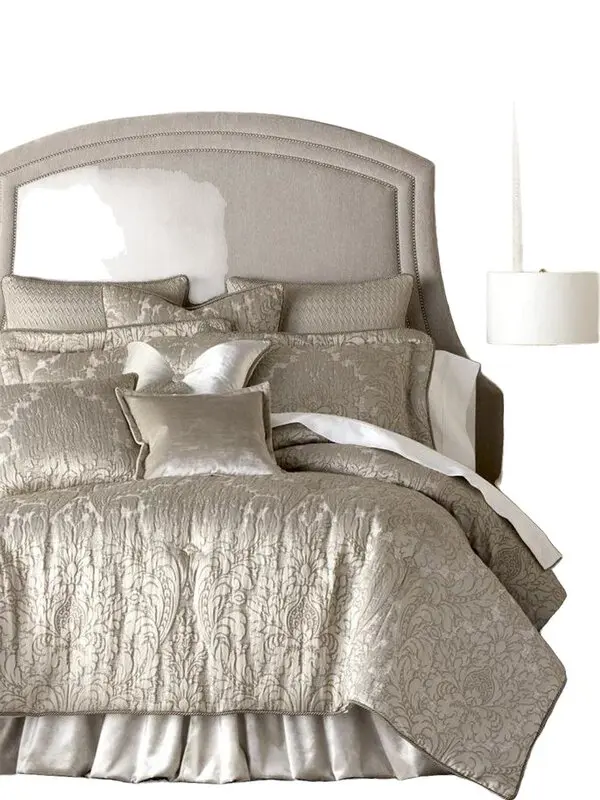AUSTIN HORN COLLECTION Symphony Bed Skirt - Grey