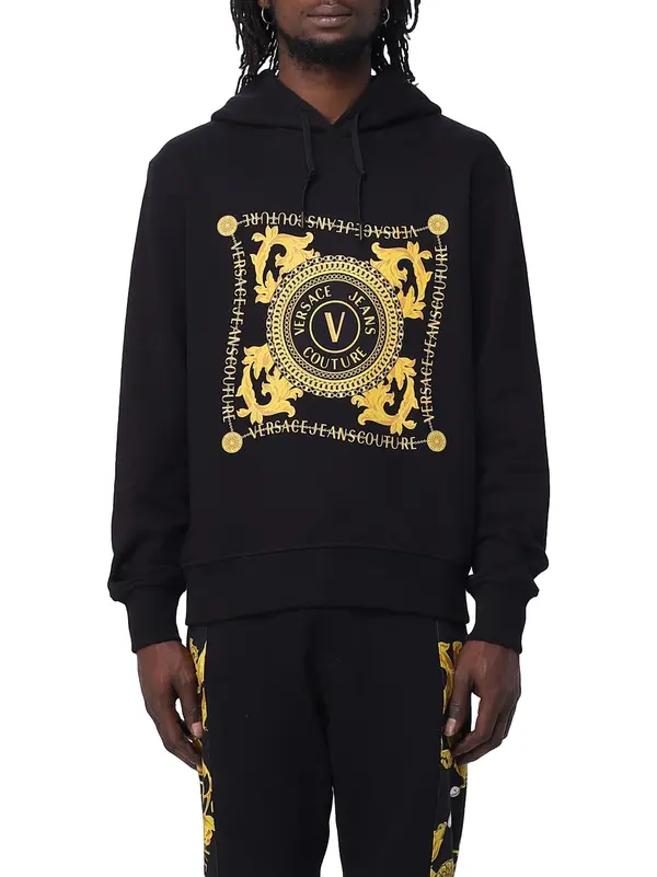 Versace Cotton Sweatshirt - Black