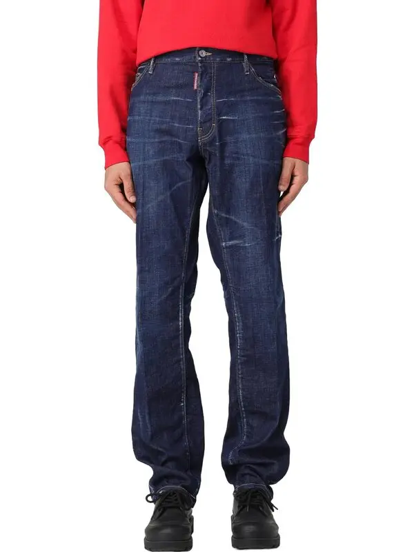 Dsquared2 Stretch Cotton Jeans - Blue