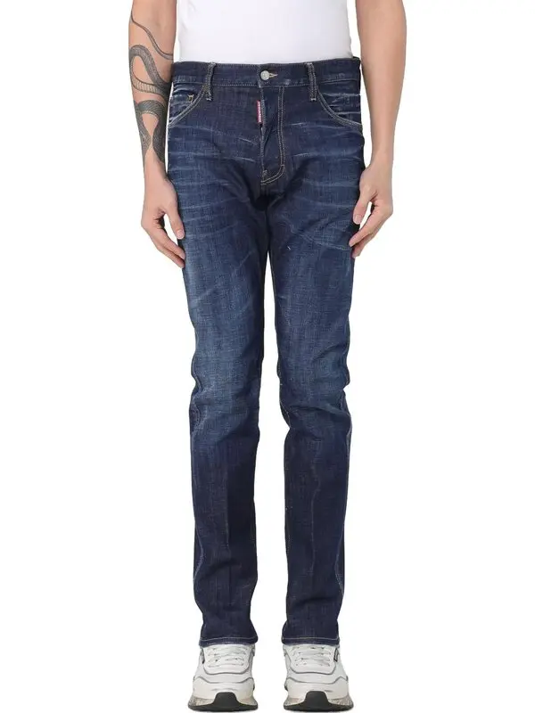 Dsquared2 Stretch Cotton Jeans - Denim