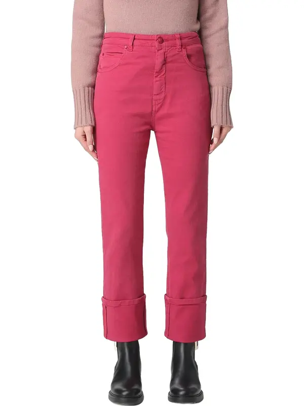 Max Mara Cotton Pants - Fuchsia