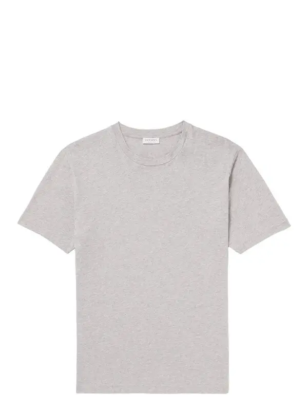 Sunspel Riviera Supima Cotton-jersey T-shirt - Gray