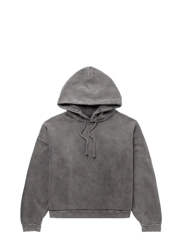 Acne Studios Fester H Cotton-jersey Hoodie - Gray