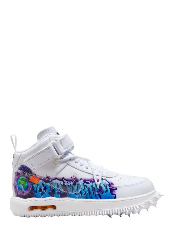 Nike X Off White Air Force 1 Lace-up Sneakers - White