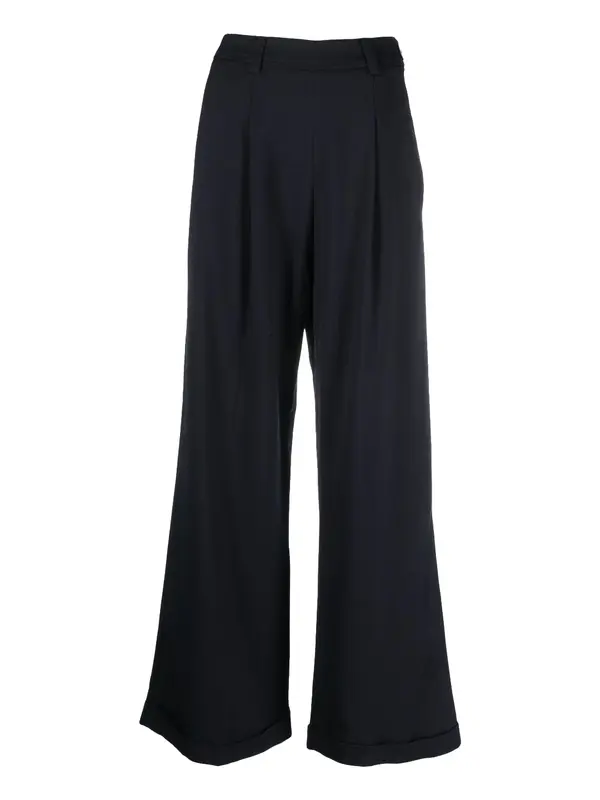 FORTE_FORTE Wide-leg Trousers - Blue