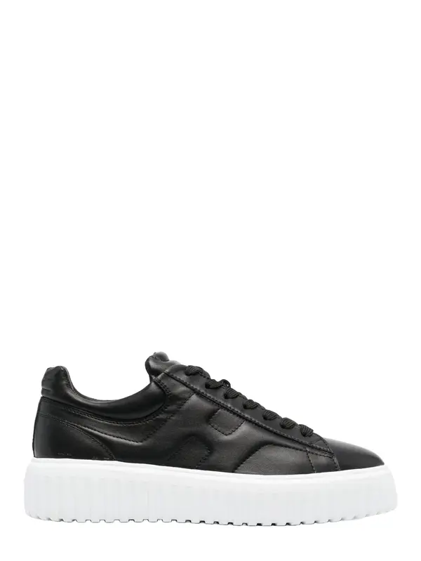 Hogan H-stripes Low-top Sneakers - Black