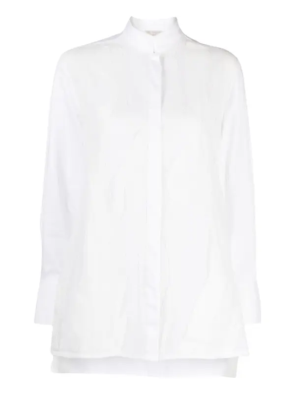 Shiatzy Chen Lace-detailed Long-sleeve Shirt - White