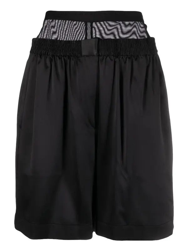 Alexander Wang Layered Boxer Shorts - Black