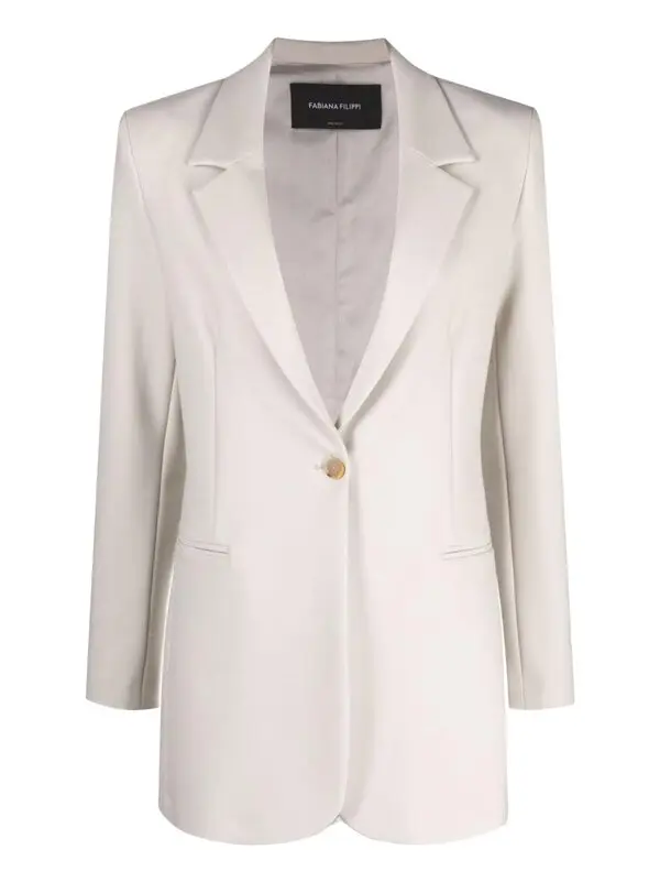 Fabiana Filippi Single-breasted Blazer - Neutrals