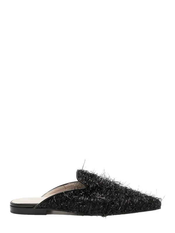 Fabiana Filippi Textured Mules - Black