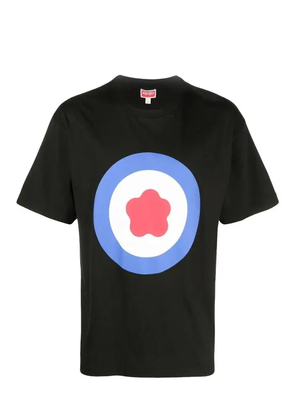 Kenzo Target Cotton T-shirt - Black