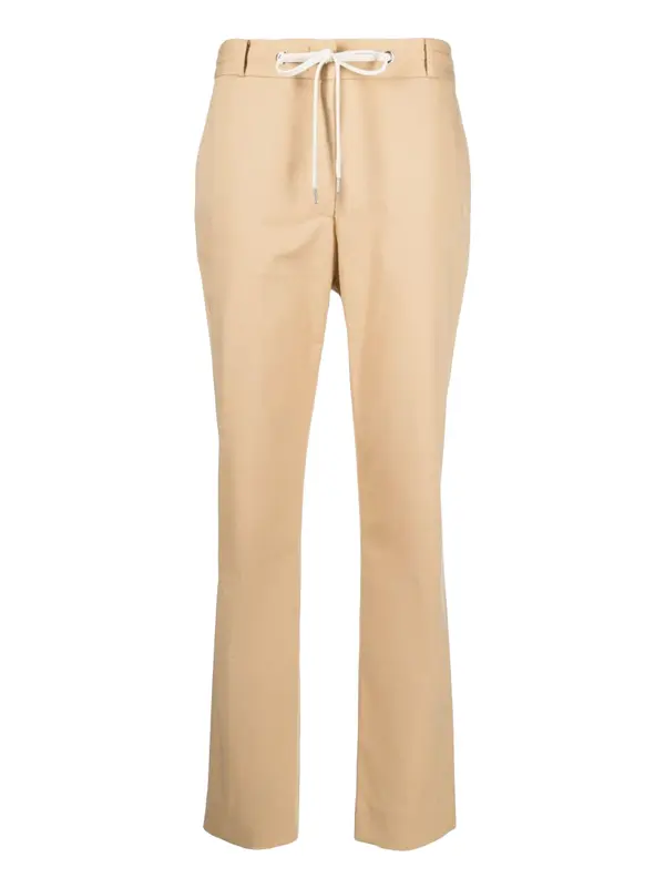Eleventy Tapered Drawstring Trousers - Neutrals