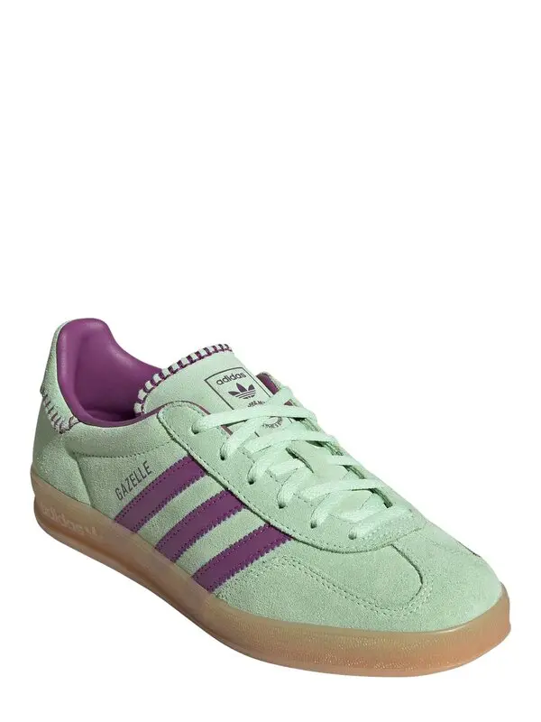 Adidas Gazelle Indoor Sneaker - Rich Mauve/green Spark/mauve