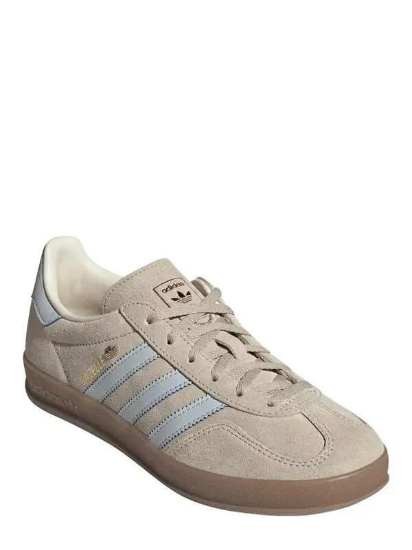 Adidas Gazelle Indoor Sneaker - Wonder Beige/halo Blue/gum5
