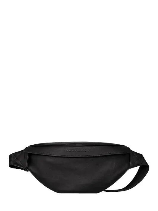 Longchamp 3d Leather Belt Bag - Black
