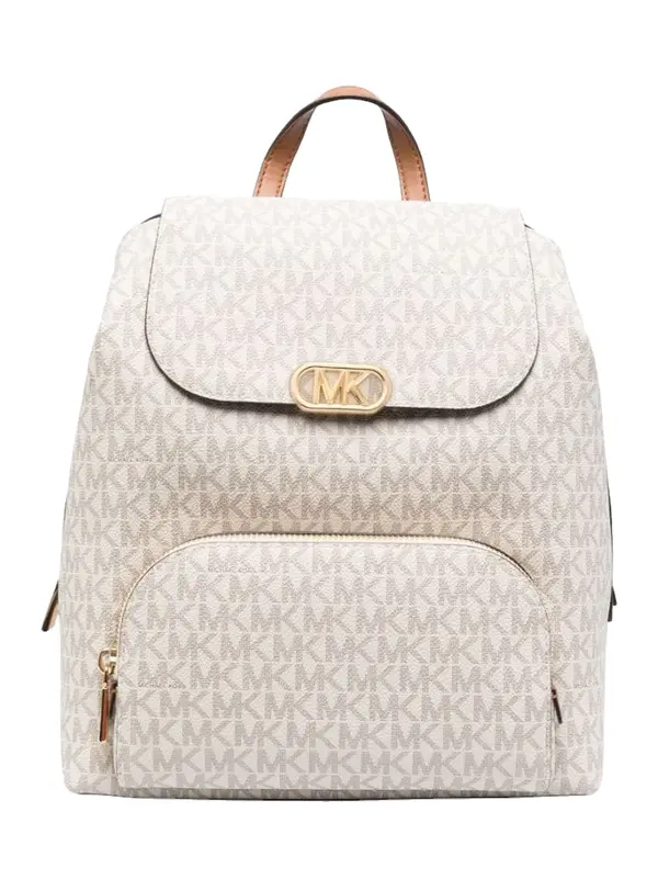 Michael Kors Monogram Backpack - Neutrals