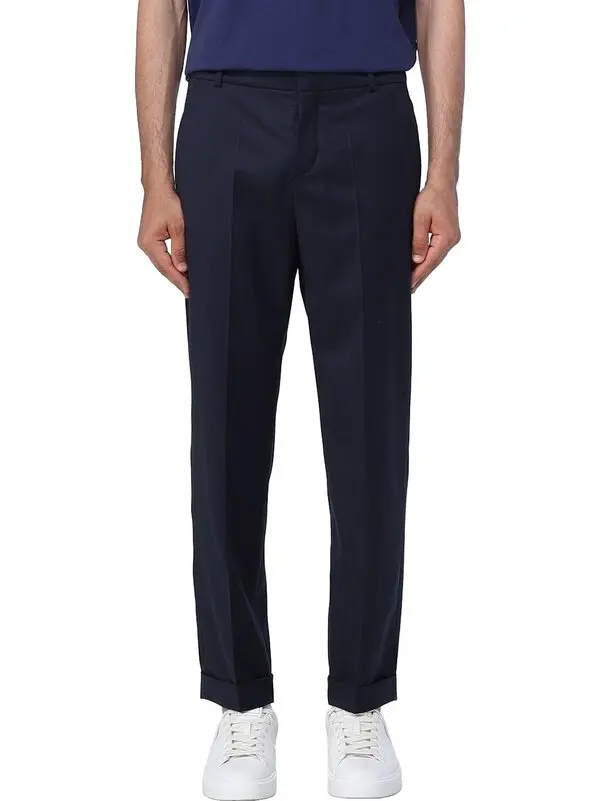 Balmain Pants In Wool Twill - Black