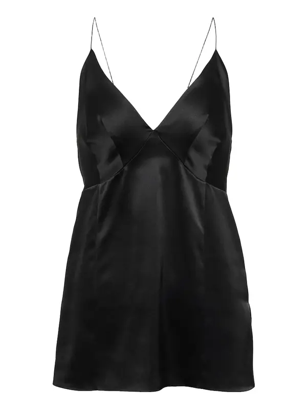 Khaite Grisella Silk Camisole - Black