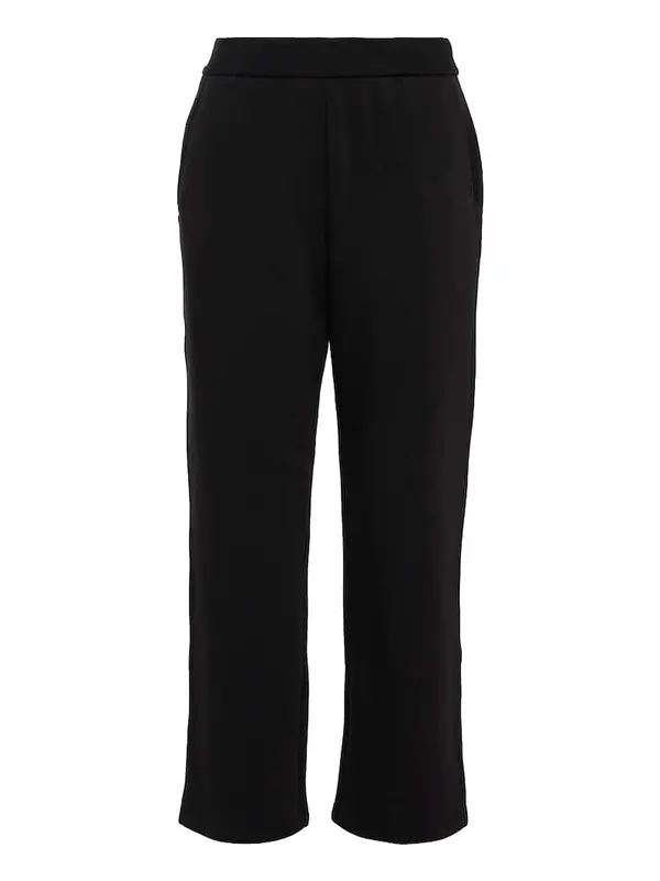Max Mara Damiana Cotton-blend Pants - Black
