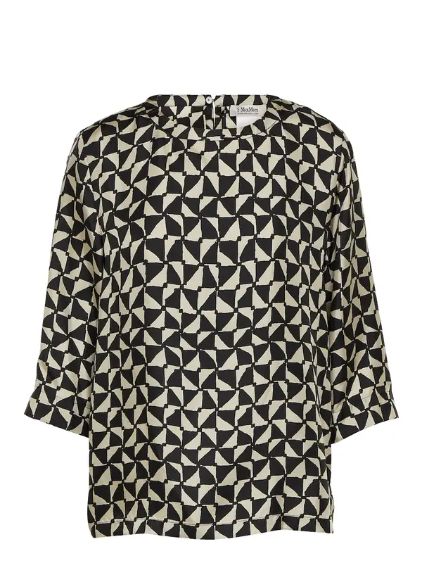 Max Mara Relais Silk Blouse - Multicoloured