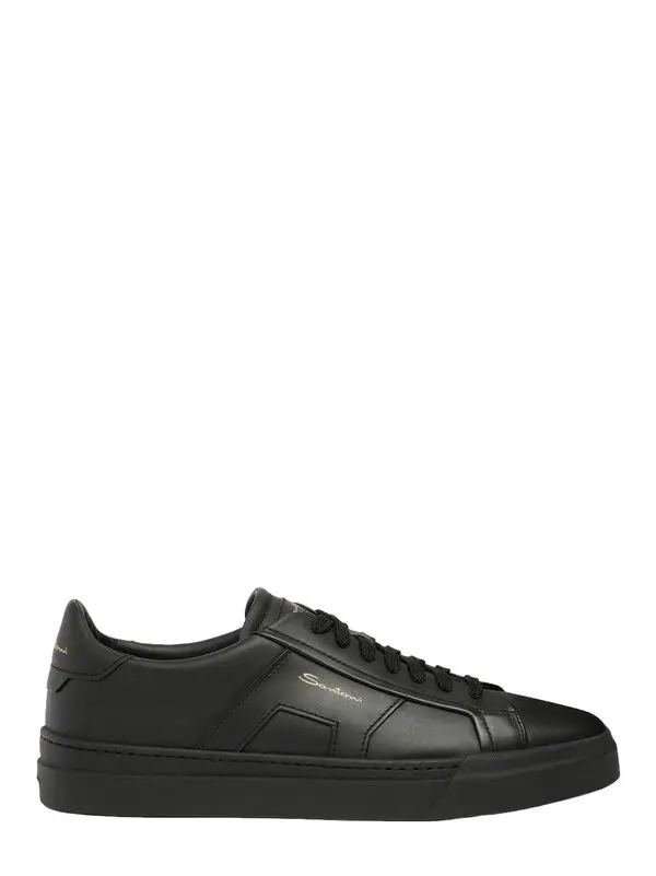 Santoni Lace-up Sneakers - Black