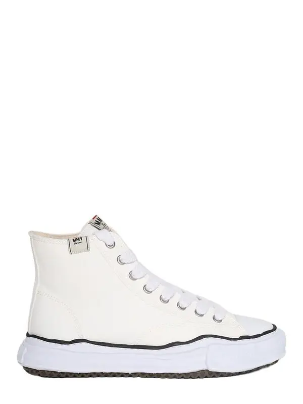 Mihara Yasuhiro Peterson Og Sole Canvas High-top Sneaker - White