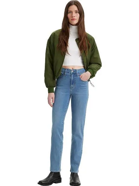 LEVI'S 724 High-rise Slim Straight Cropped Jeans - Everyone's A Winner