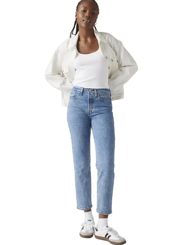 LEVI'S Wedgie Straight Ankle Jeans - Space To Think