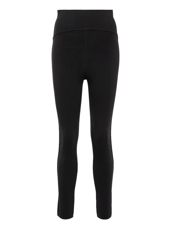 Alaïa High-rise Wool-blend Leggings - Black