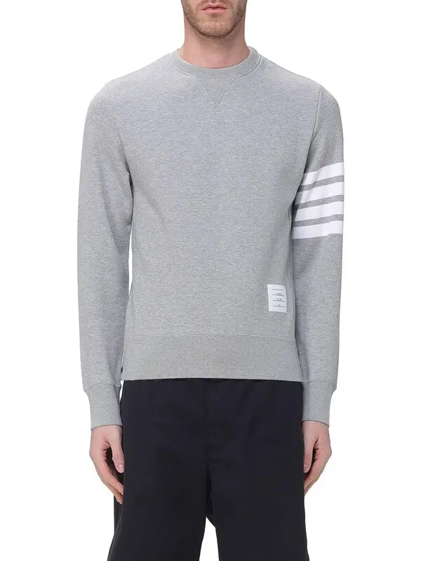 Thom Browne Cotton Sweatshirt - Grey