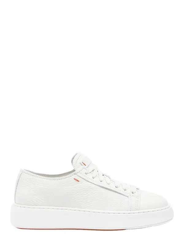 Santoni Lace Up Sneakers - White