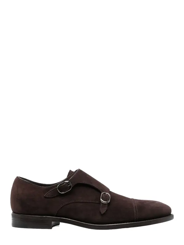 HENDERSON BARACCO Buckled Monk Shoes - Brown