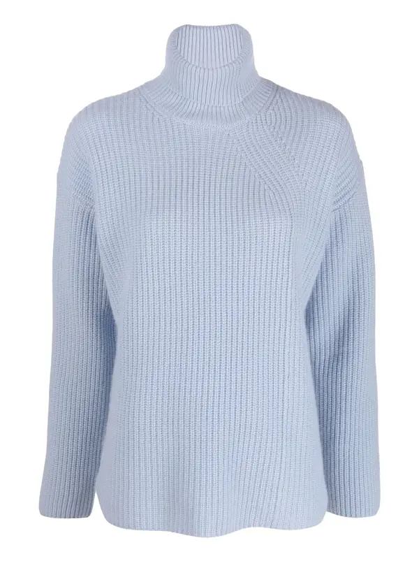 P.a.r.o.s.h Cashmere High-neck Jumper - Blue