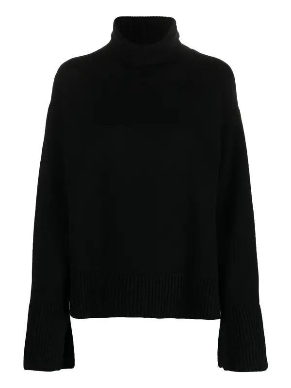 P.a.r.o.s.h Wool High-neck Jumper - Black