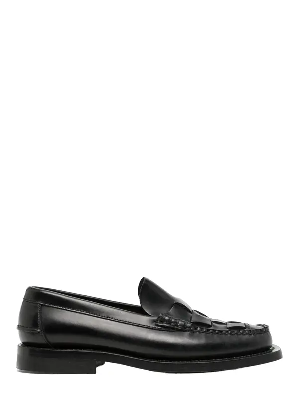 Hereu Nombela Leather Loafers - Black
