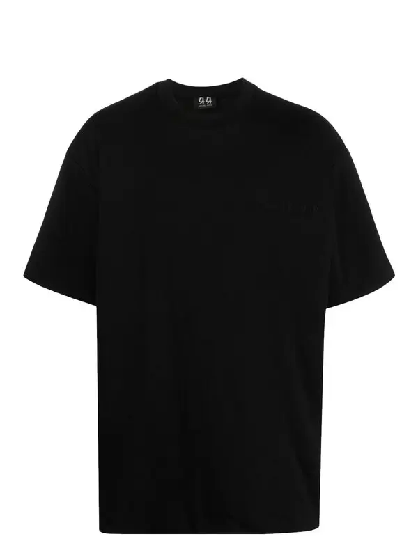 44 LABEL GROUP Crew-neck Cotton T-shirt - Black