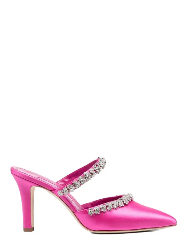 Manolo Blahnik Vedadamu 80mm Mules - Pink