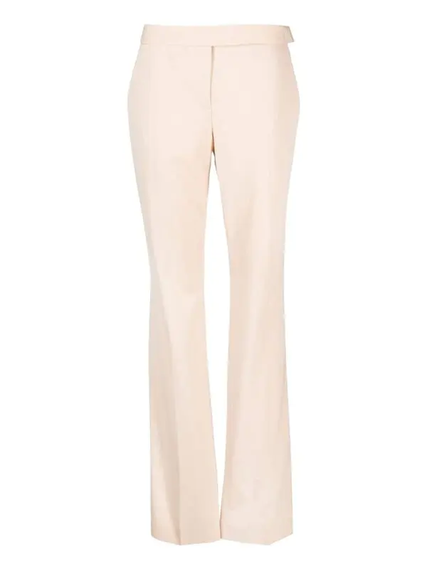 Stella McCartney Straight-leg Wool-blend Trousers - Neutrals