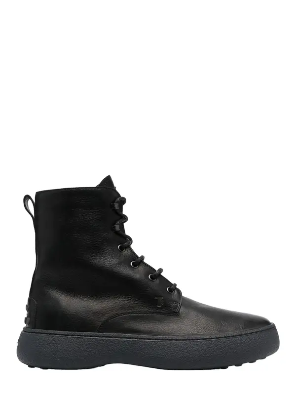 TOD'S W.g. Lace-up Boots - Black