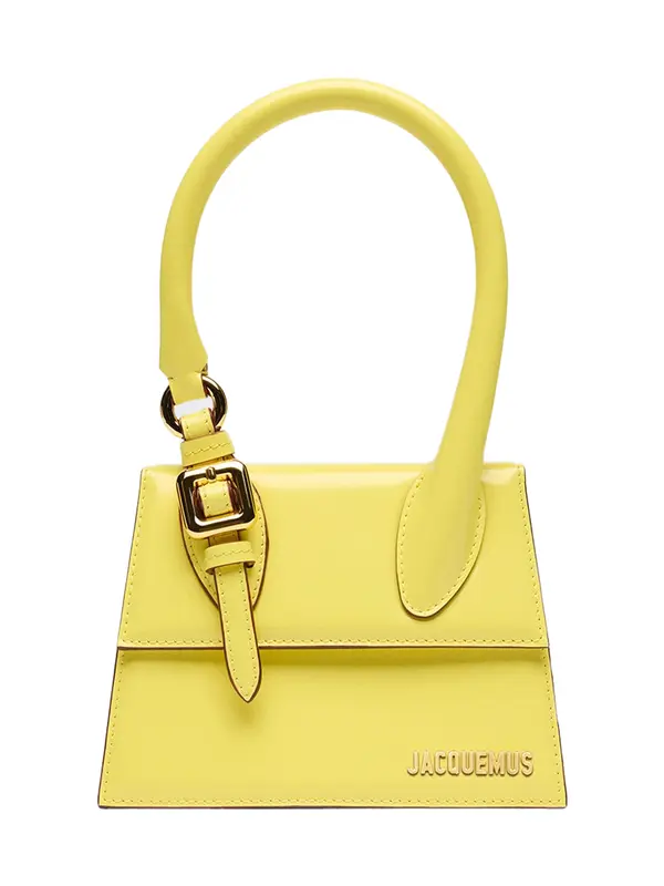 Jacquemus Le Chiquito Moyen Boucle Handbag - Yellow