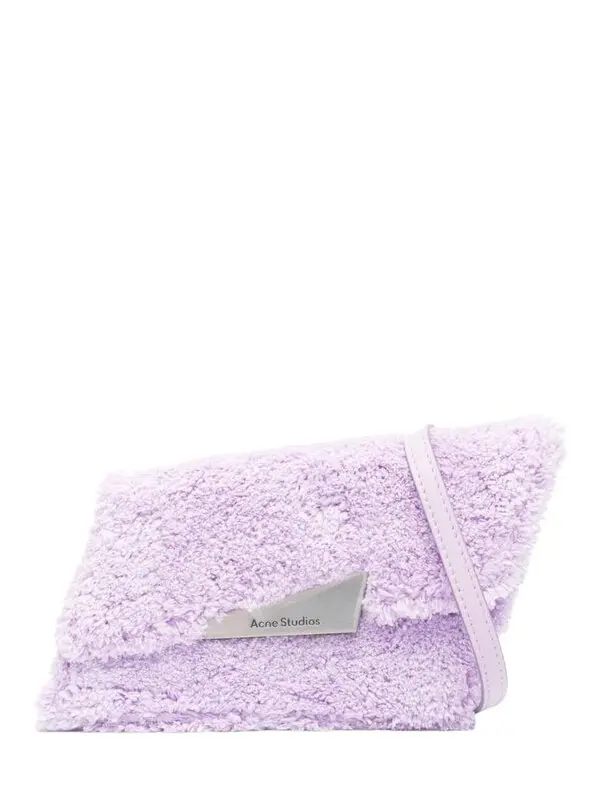 Acne Studios Logo-patch Messenger Bag - Purple
