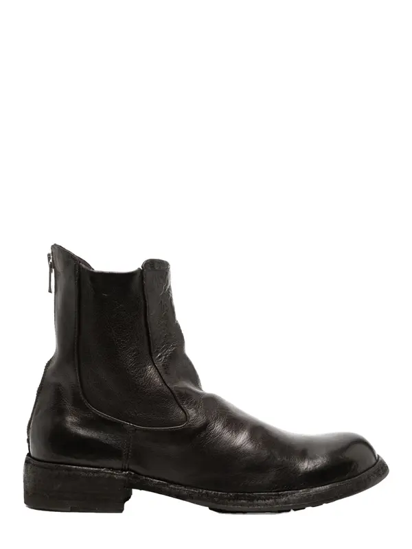Officine Creative Round-toe Leather Boots - Brown