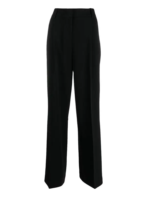 Michael Kors Wide-leg Tailored Trousers - Black