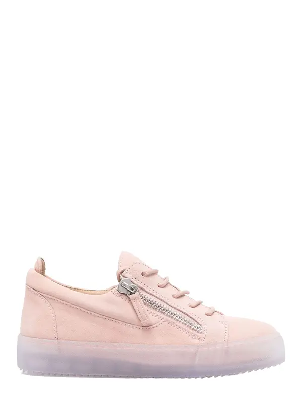 GIUSEPPE ZANOTTI Leather Low-top Sneakers - Pink