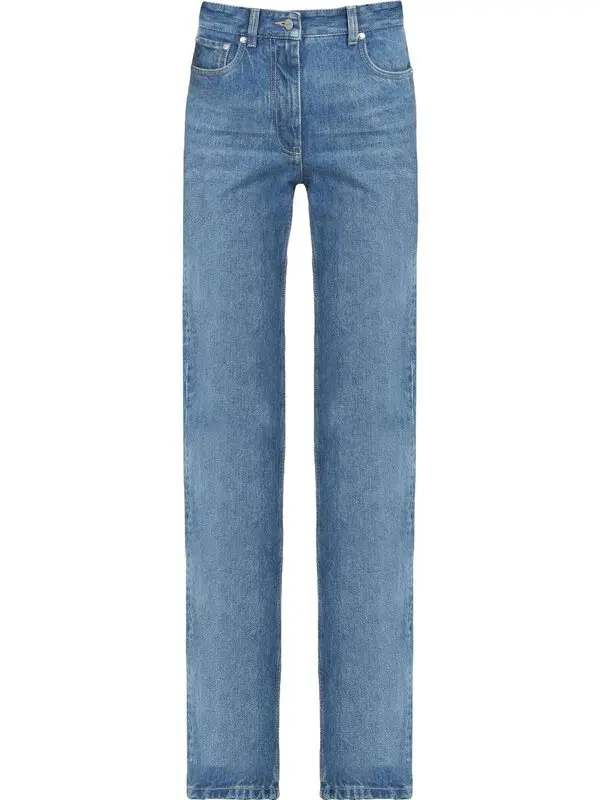 FERRAGAMO High-waisted Flared Jeans - Blue