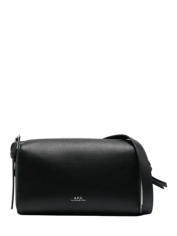 A.p.c. Nino Faux-leather Messenger Bag - Black